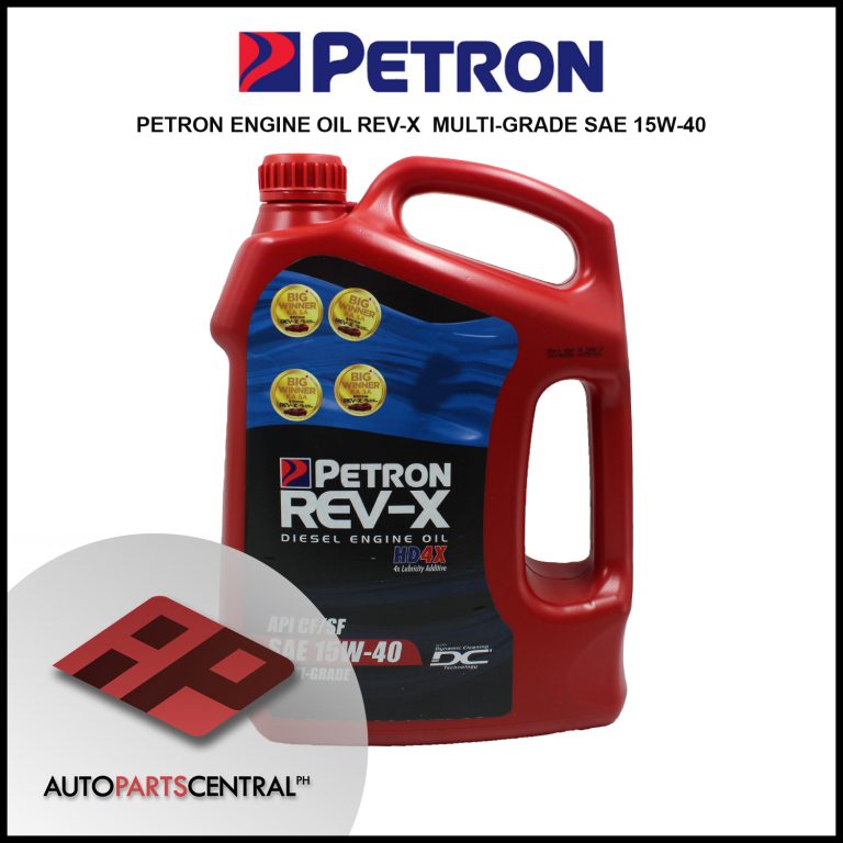 Petron Engine Oil Rev-X Multi-Grade Sae 15W-40 1Gallon (4Liters ...